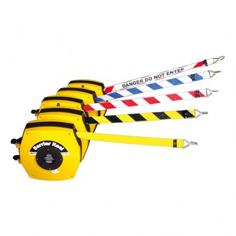 Barrier Reel 15m X Yellow - AFLO Equipment PROJECT